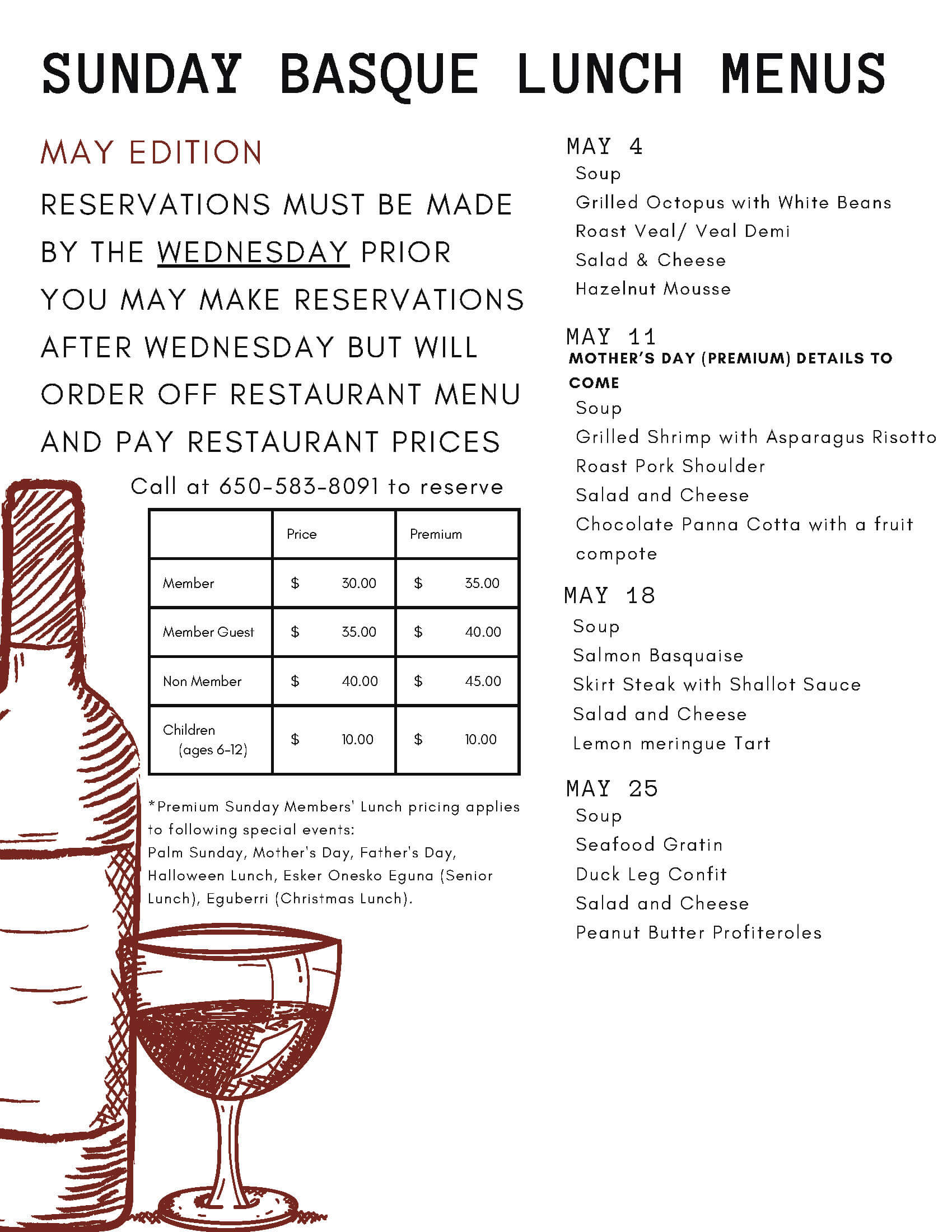 Basque Cultural Center | Dine in and take out. Call 650-583-8091